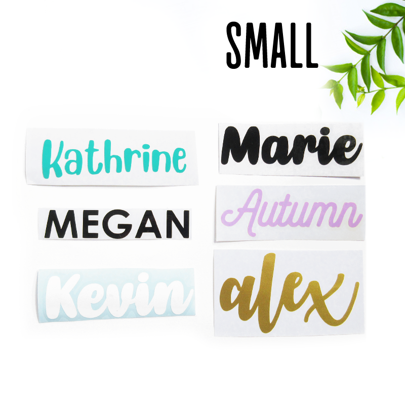 Regular Name Decal (Small) • Decal Bar